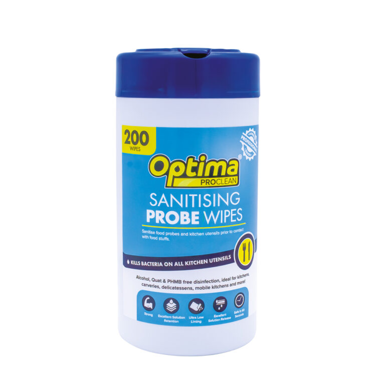 Optima Sanitising Probe Wipes - Optima Proclean